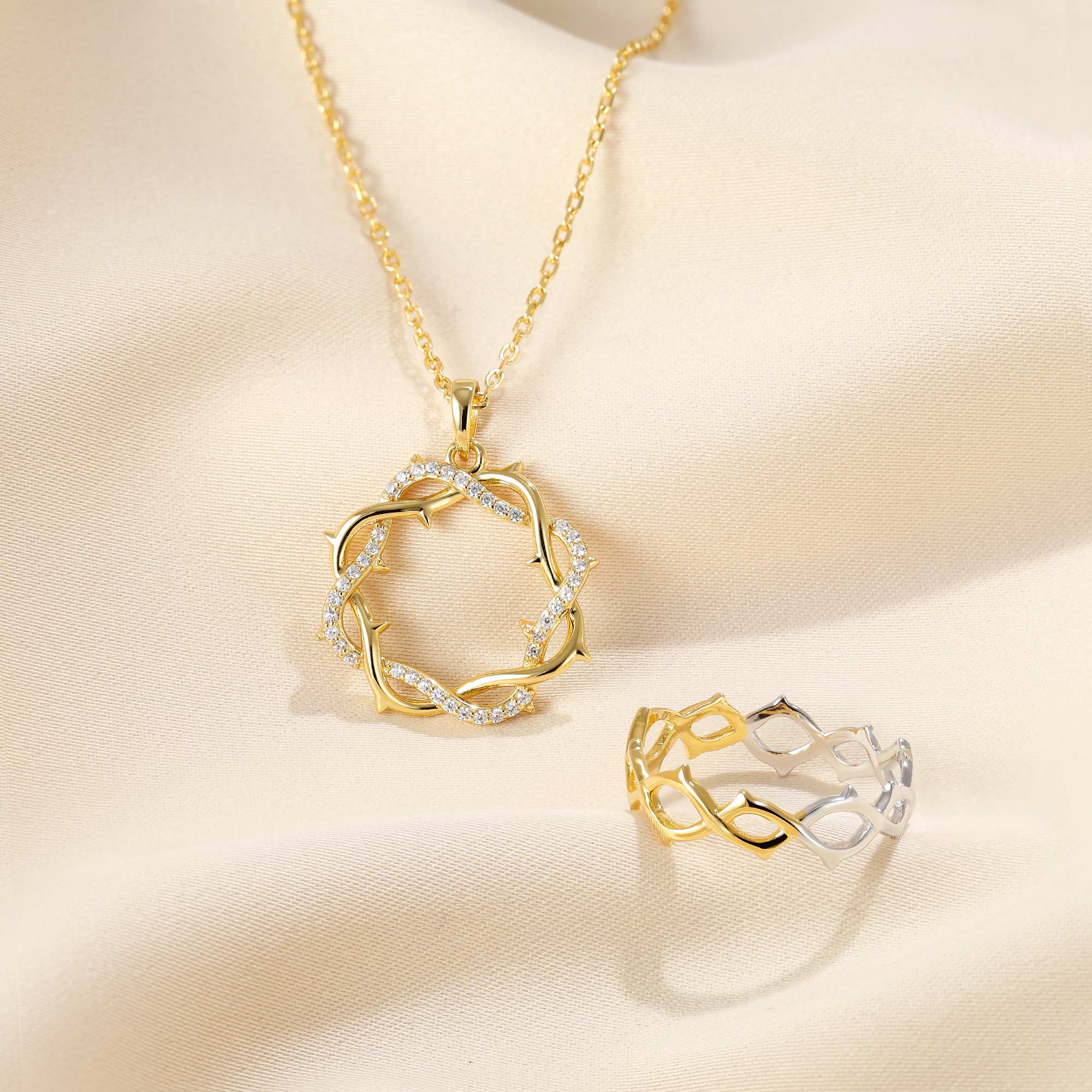 Spiritual Thorns Jewelry | Crown of Thorns Necklaces & Rings – vanimy
