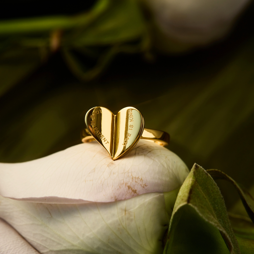 Chapters of Love Engraved Statement Ring – vanimy