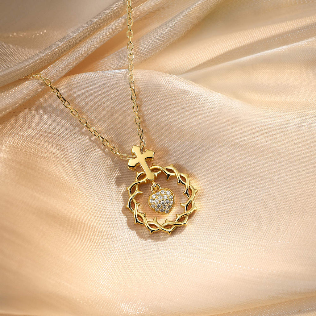 The Sacred Heart Dangle Pendant Necklace – vanimy