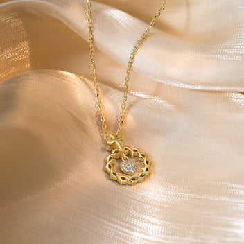 The Sacred Heart Dangle Pendant Necklace – vanimy