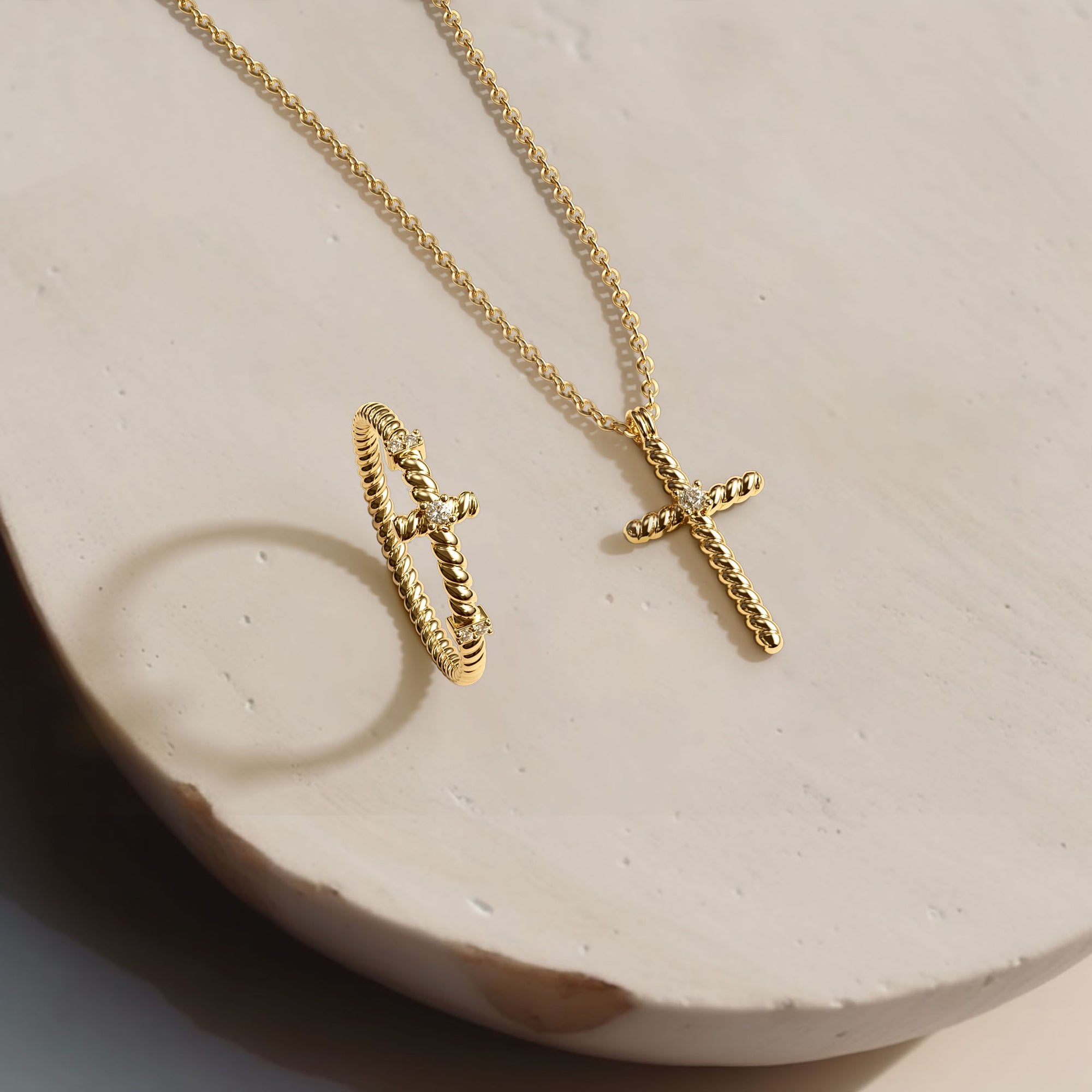 Rope Cross Stack Ring – vanimy