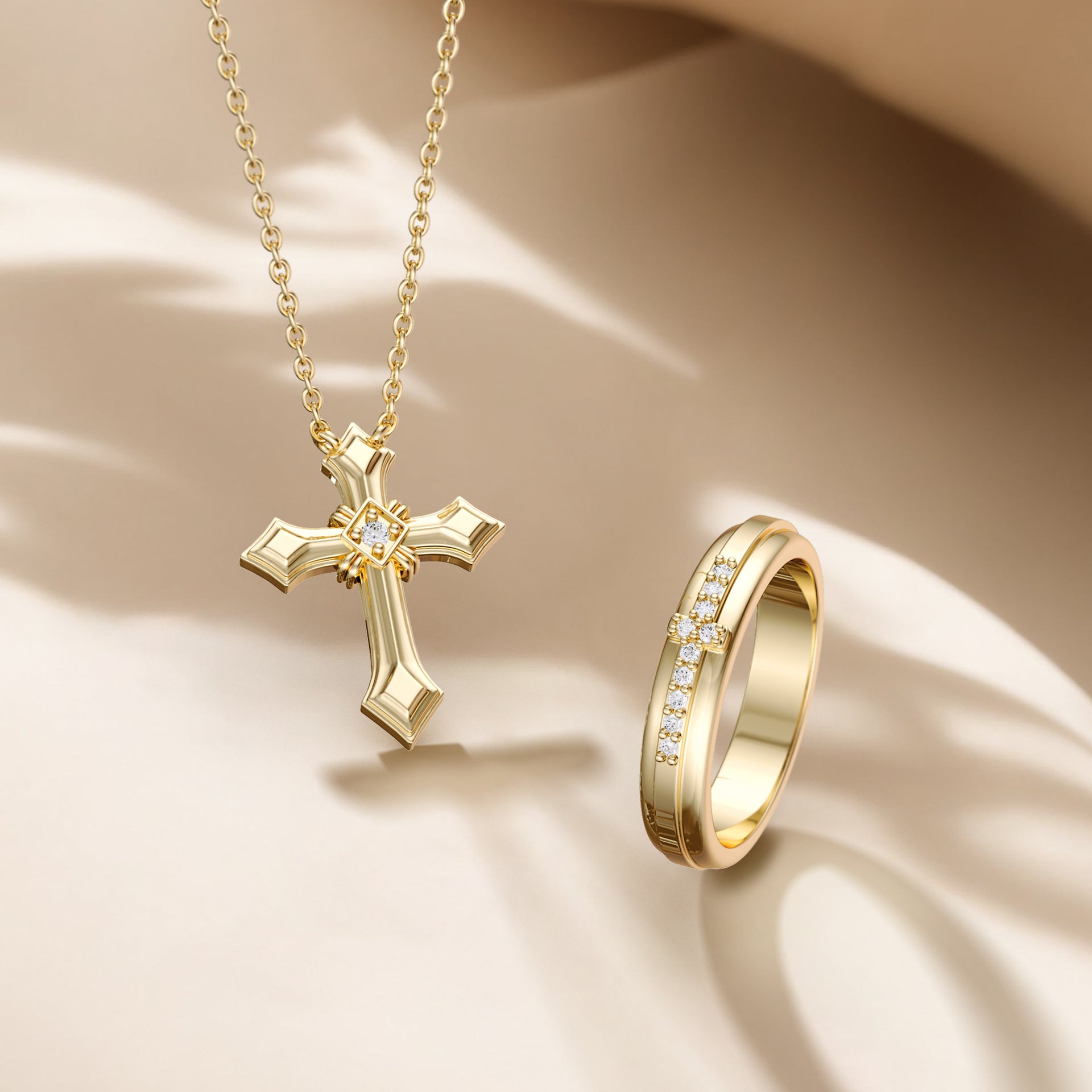 Gothic Cross Amulet Pendant Necklace – vanimy