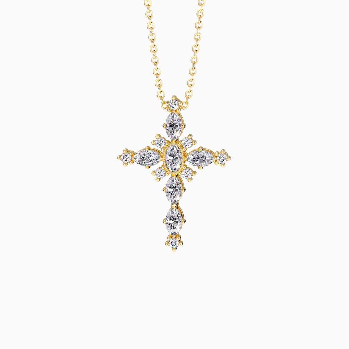 Byzantine Cross Amulet Pendant Necklace – vanimy