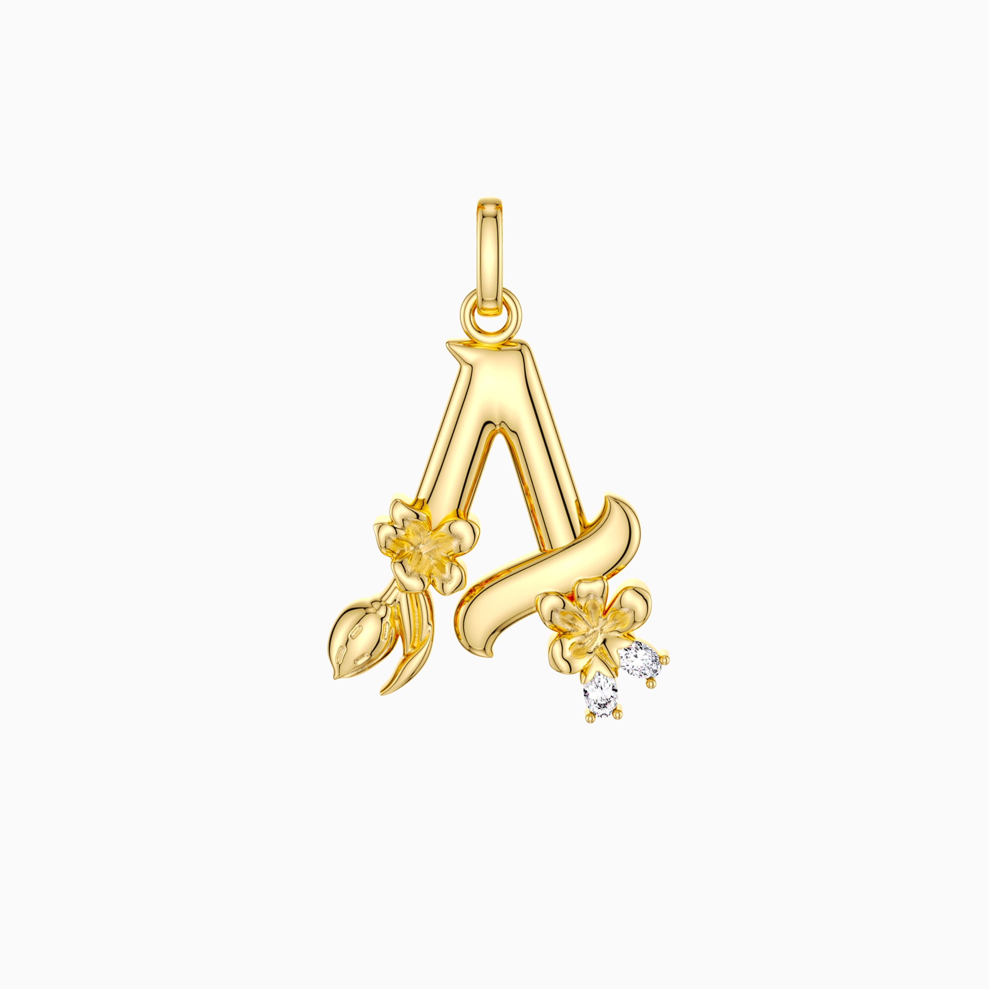 Shop the Spiritual Blossom Flower Letter Jewelry | Vanimy