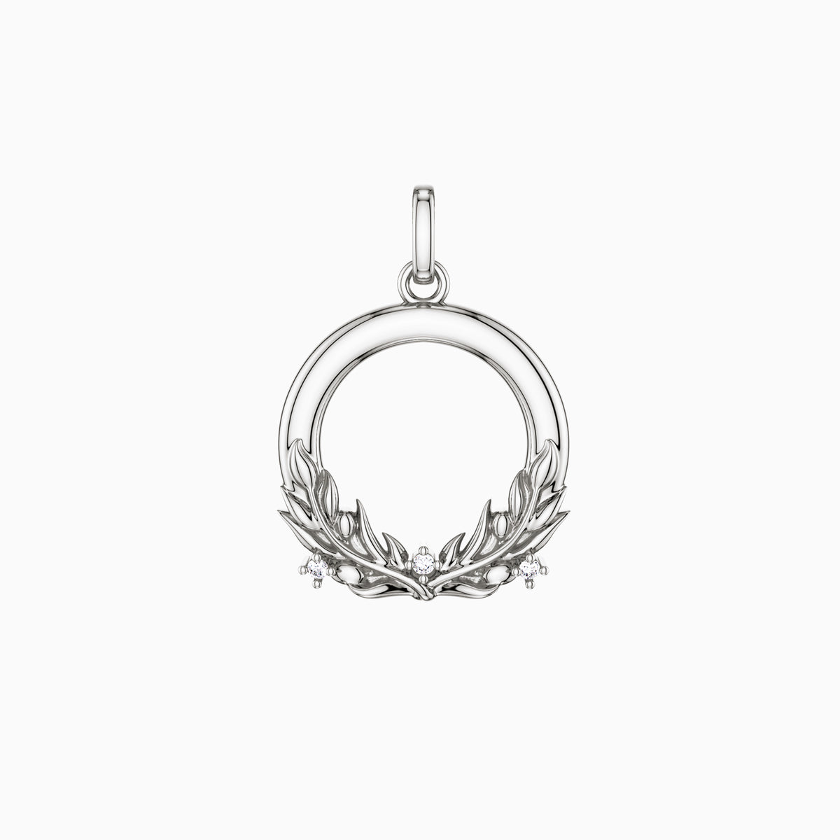 Olive Branch Blossom Letter O Pendant – vanimy