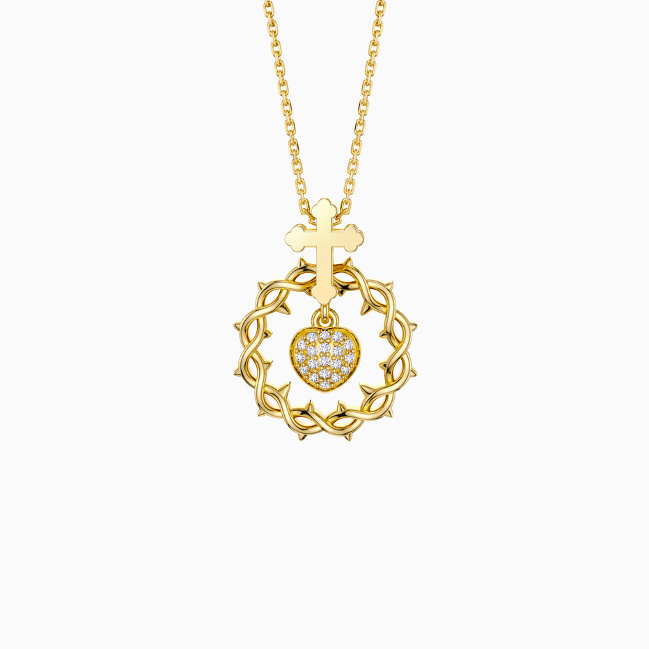The Sacred Heart Dangle Pendant Necklace – vanimy