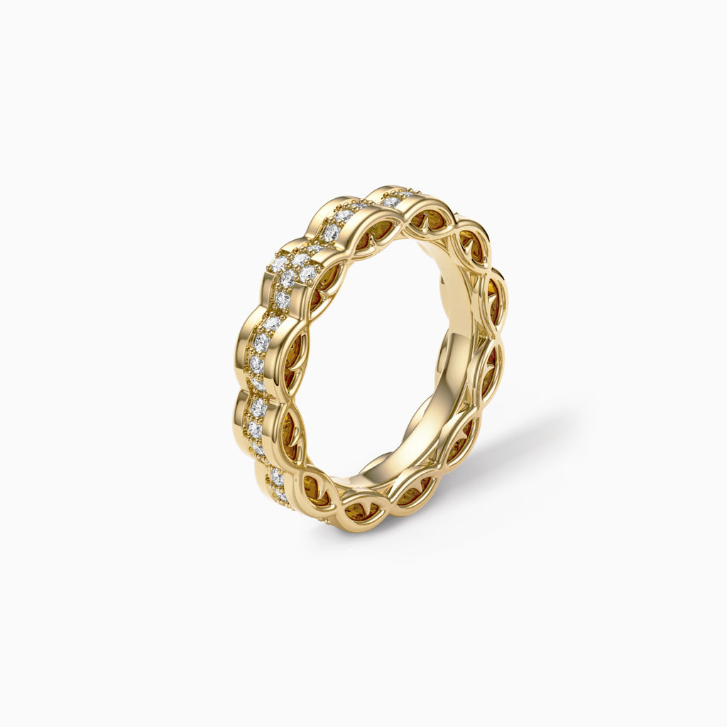 Floral Thorns Cross Statement Ring – vanimy